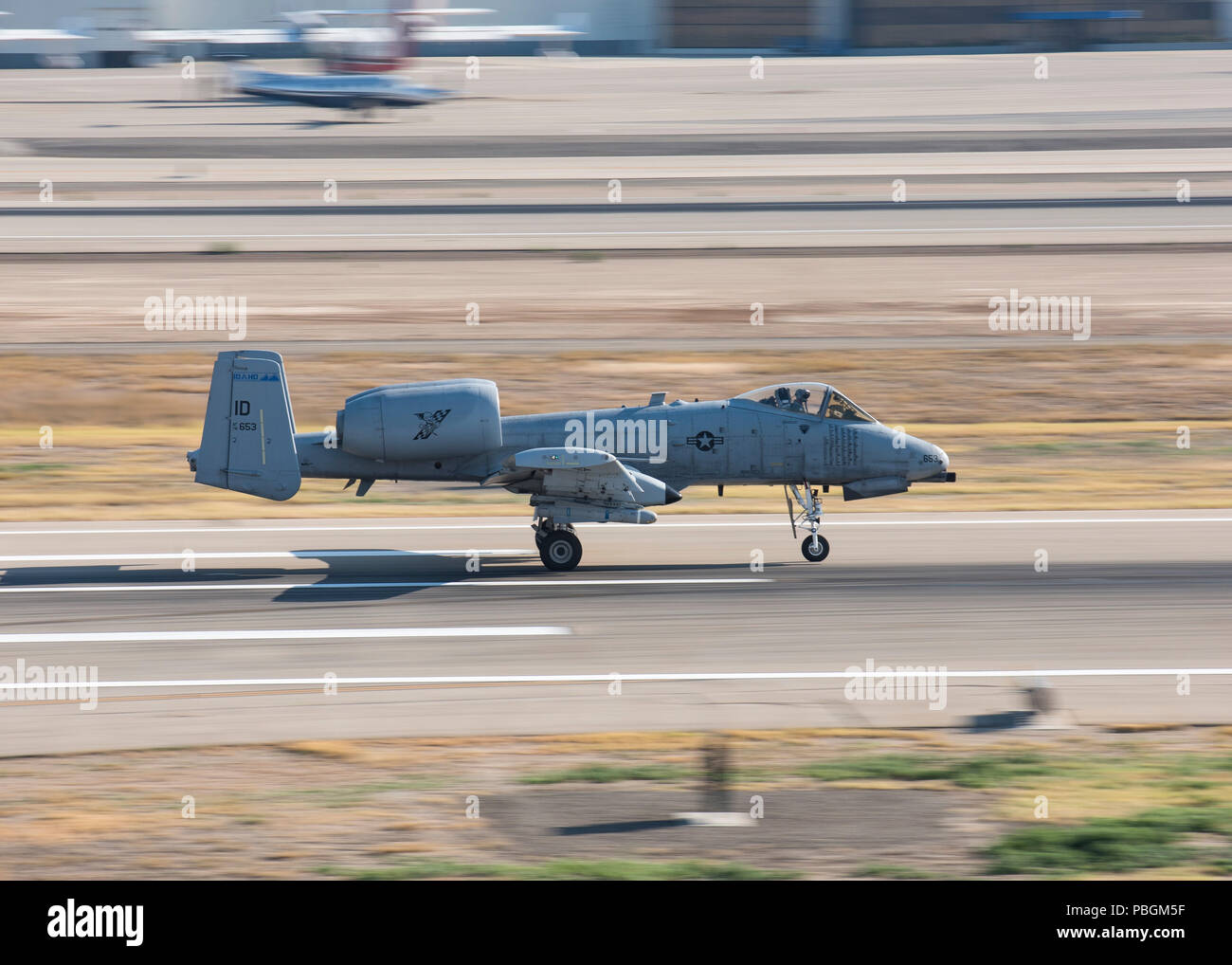An A-10C Thunderbolt II assigned to the 190th Fighter Squadron, Boise ...