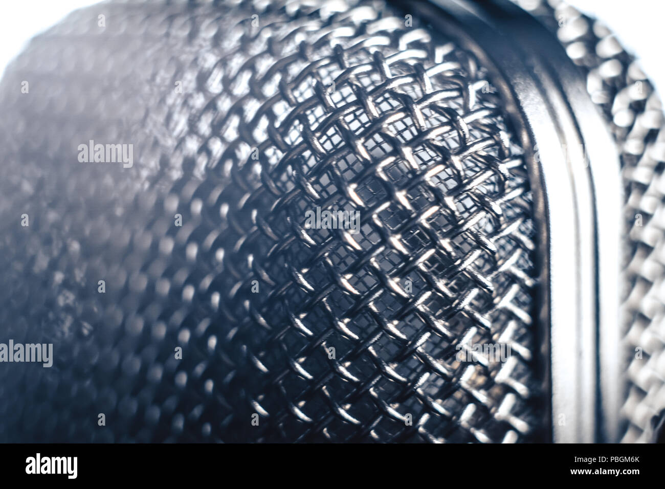 Black texture microphone grill hi-res stock photography and images - Alamy