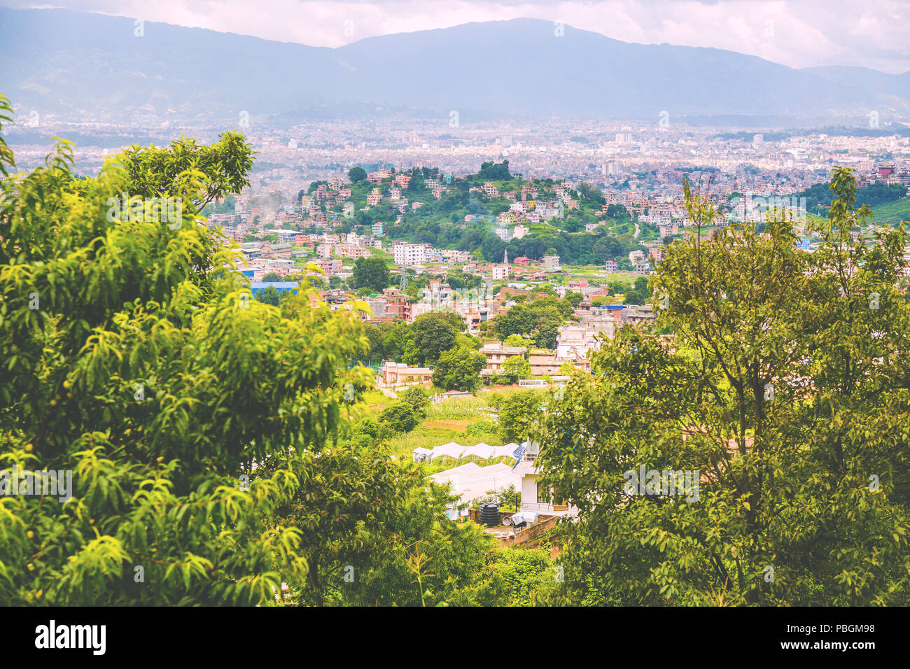 Aerial view of Kathmandu City Capital of Nepal,Bird Eye View Kathmandu ...