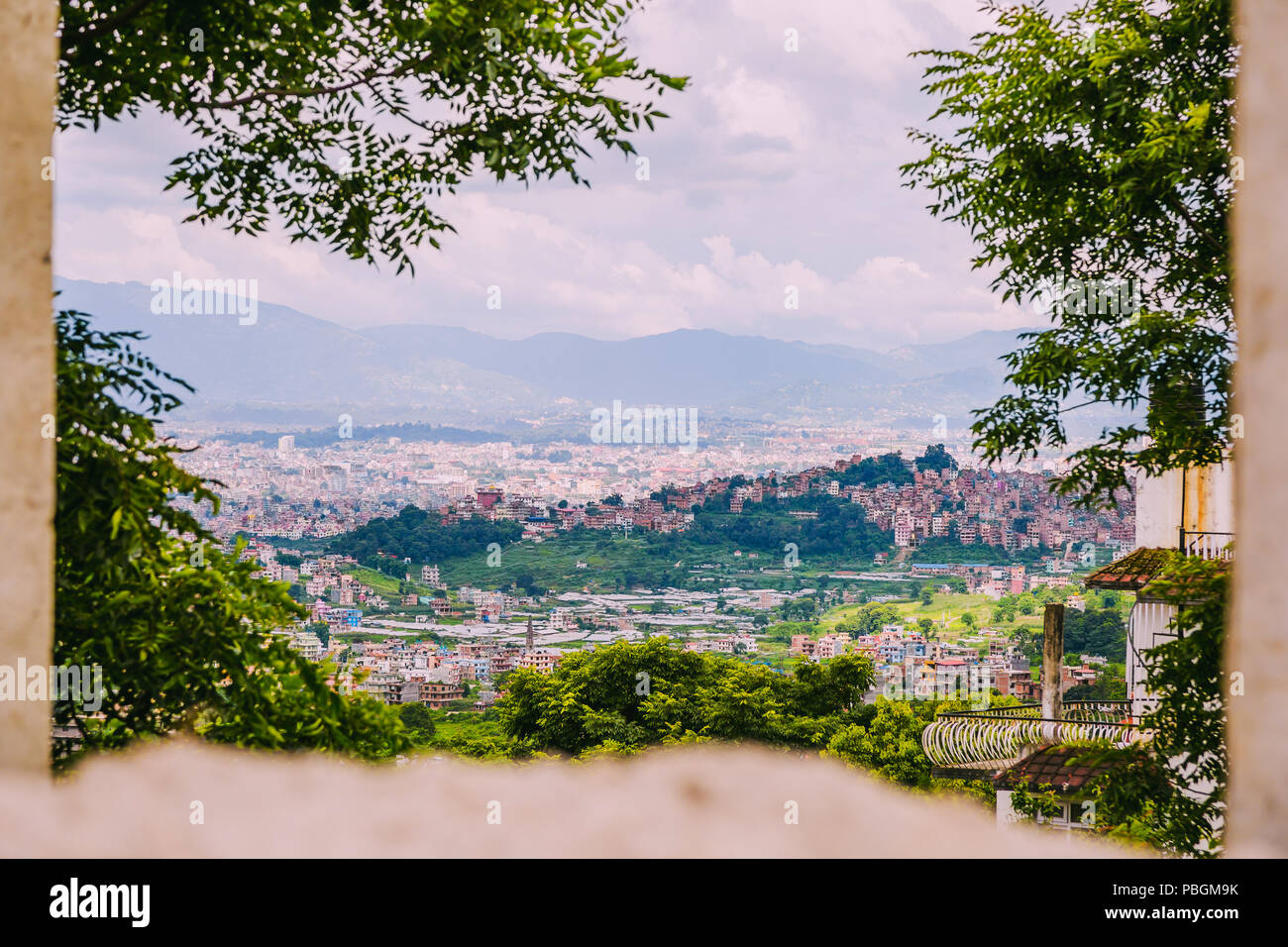 Aerial view of Kathmandu City Capital of Nepal,Bird Eye View Kathmandu ...