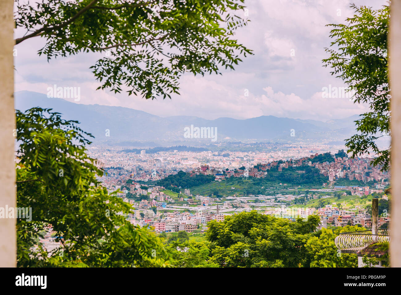 Aerial view of Kathmandu City Capital of Nepal,Bird Eye View Kathmandu ...