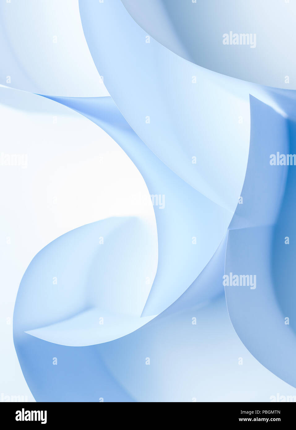 Coloured Paper Curves Stock Photo - Alamy