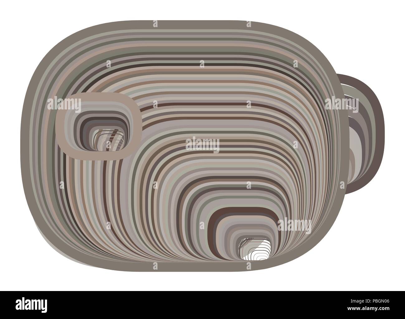 Abstract conceptual geometric rounded rectangle pattern. Good for web ...