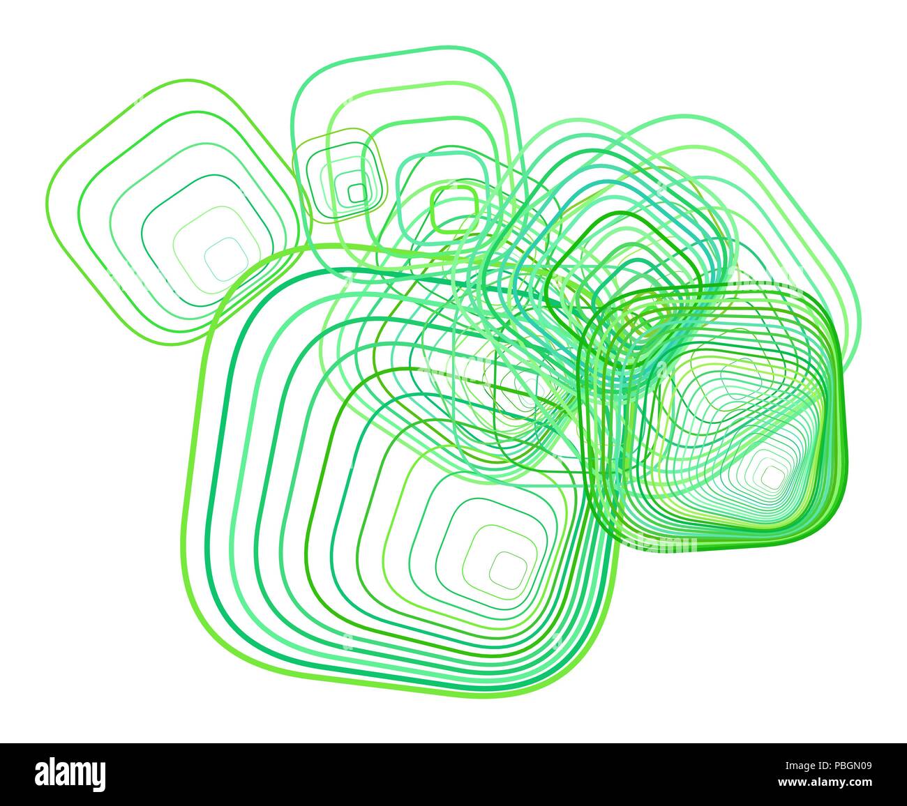 Artistic rounded rectangle background pattern abstract. Vector ...