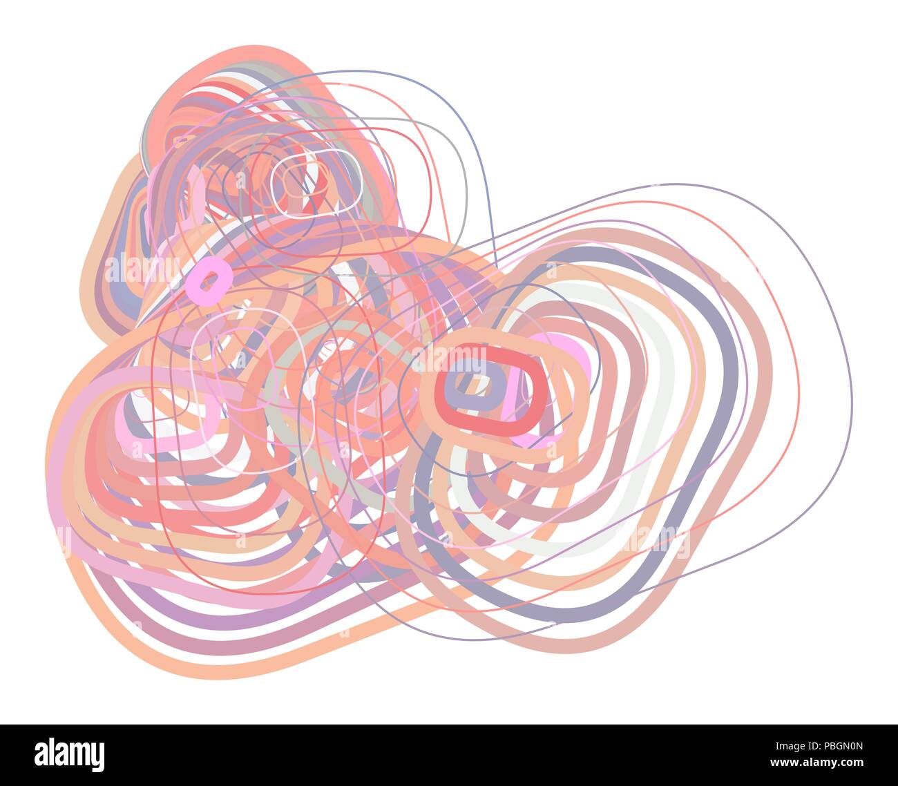 Geometric Conceptual background rounded rectangle pattern for design ...