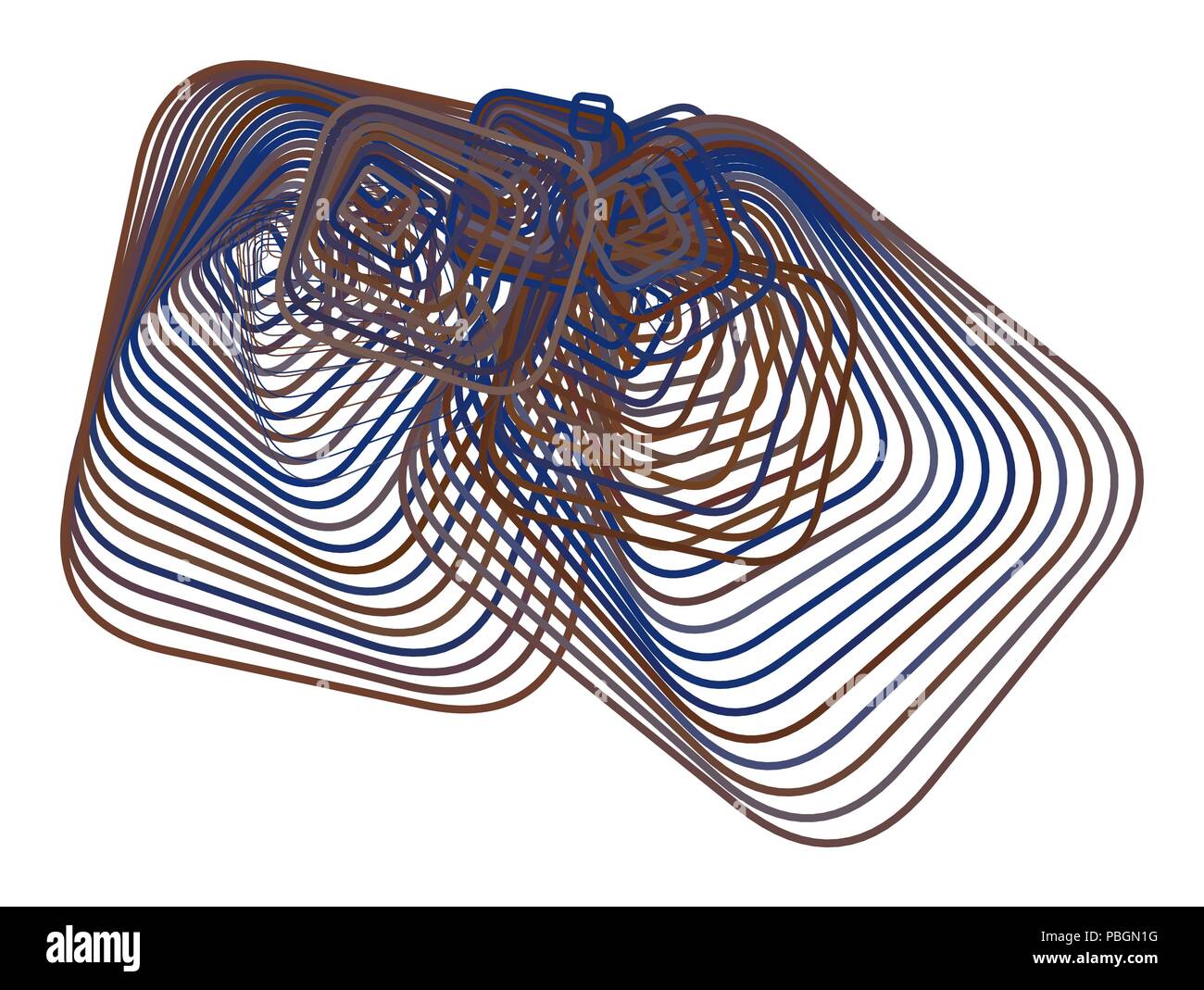 Abstract Conceptual Geometric Rounded Rectangle Pattern Good For Web Page Graphic Design