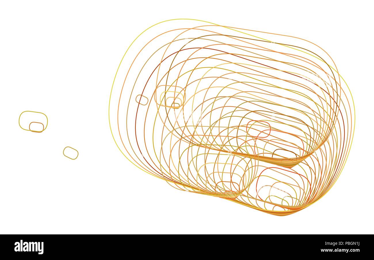 Abstract geometric background with shape of rounded rectangle pattern ...