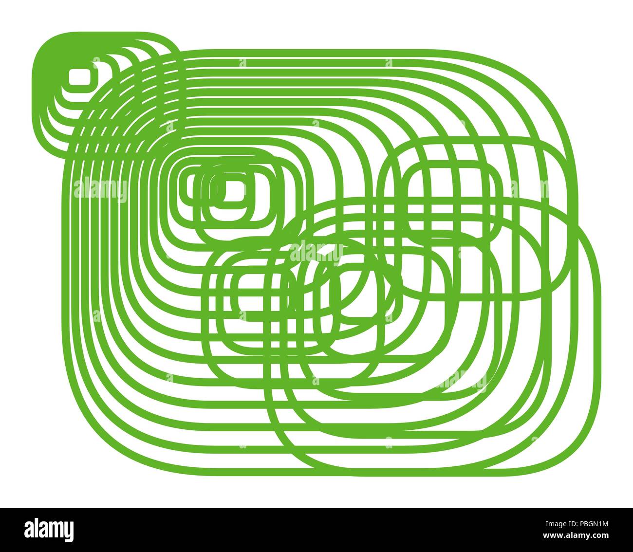 Artistic rounded rectangle background pattern abstract. Vector ...