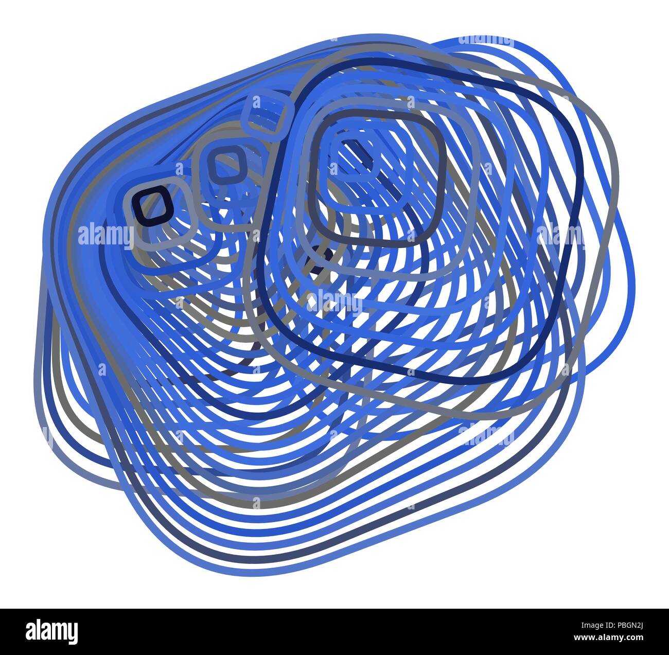 Shape of rounded rectangle, abstract geometric background pattern ...