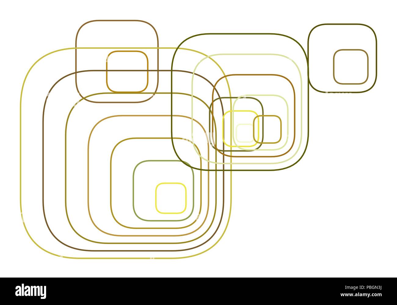 Abstract Conceptual Geometric Rounded Rectangle Pattern Good For Web Page Graphic Design