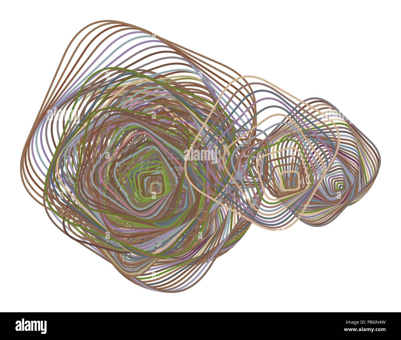 Abstract rounded rectangle geometric pattern, colorful & artistic for graphic design, catalog ...