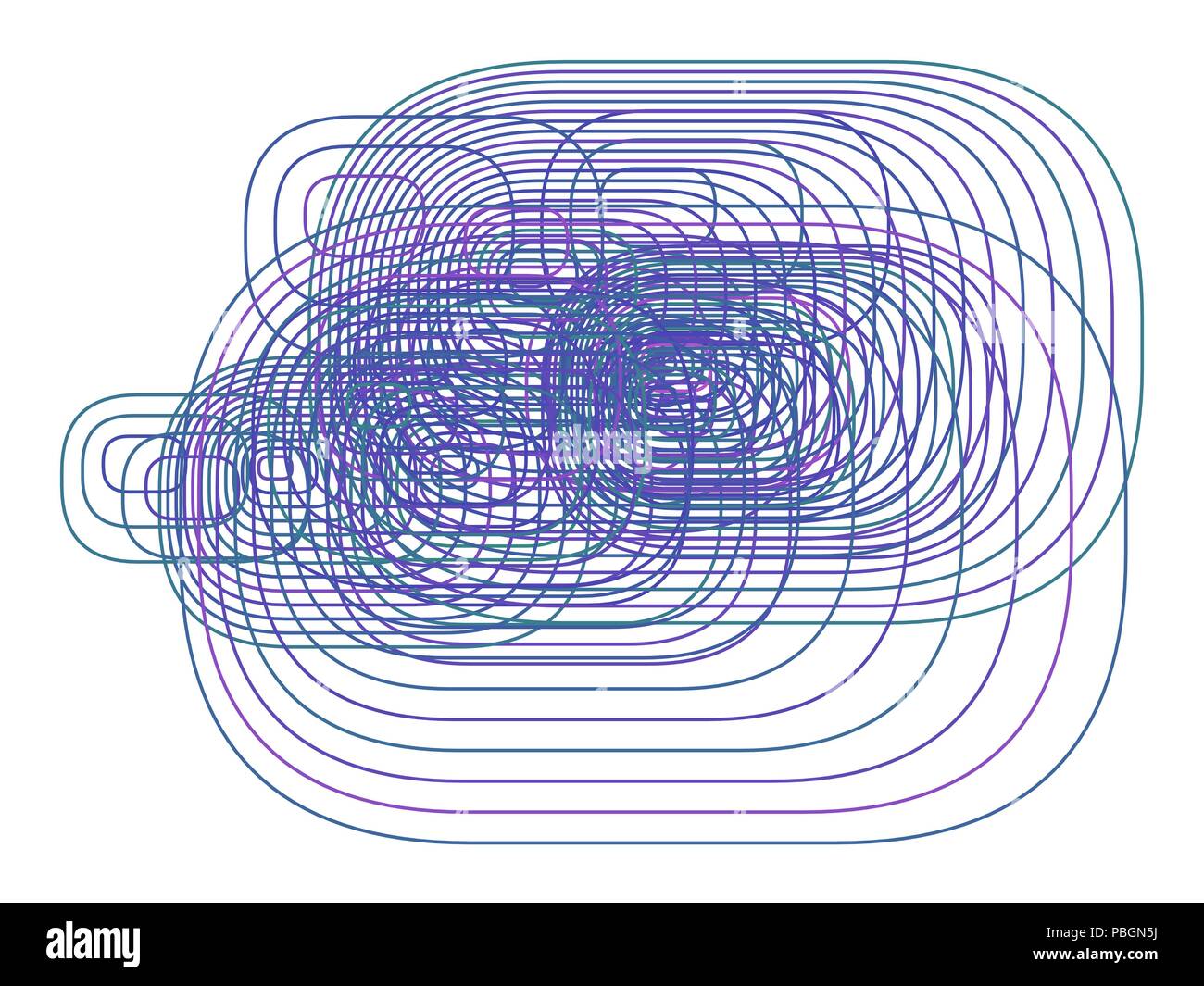 Geometric Conceptual background rounded rectangle pattern for design ...