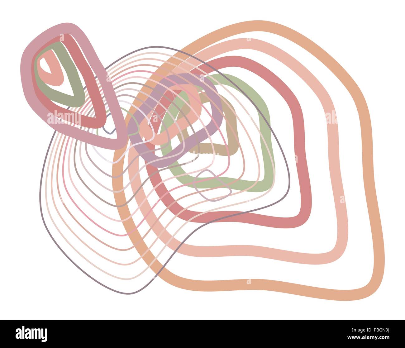 Abstract path lines geometric pattern, colorful & artistic for graphic ...