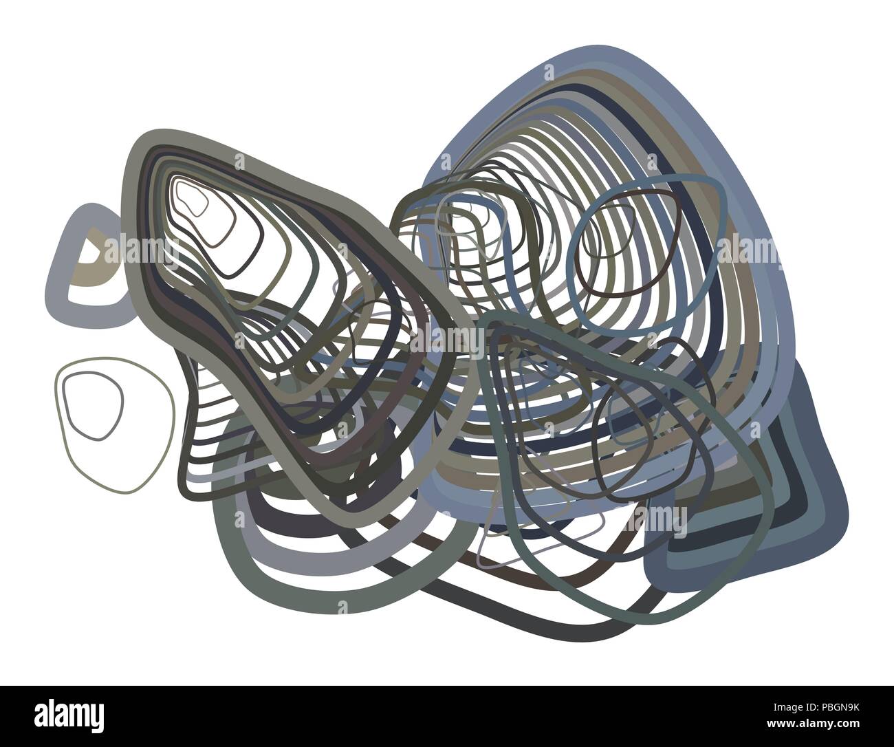 Geometric Conceptual background path lines pattern for design. Vector ...