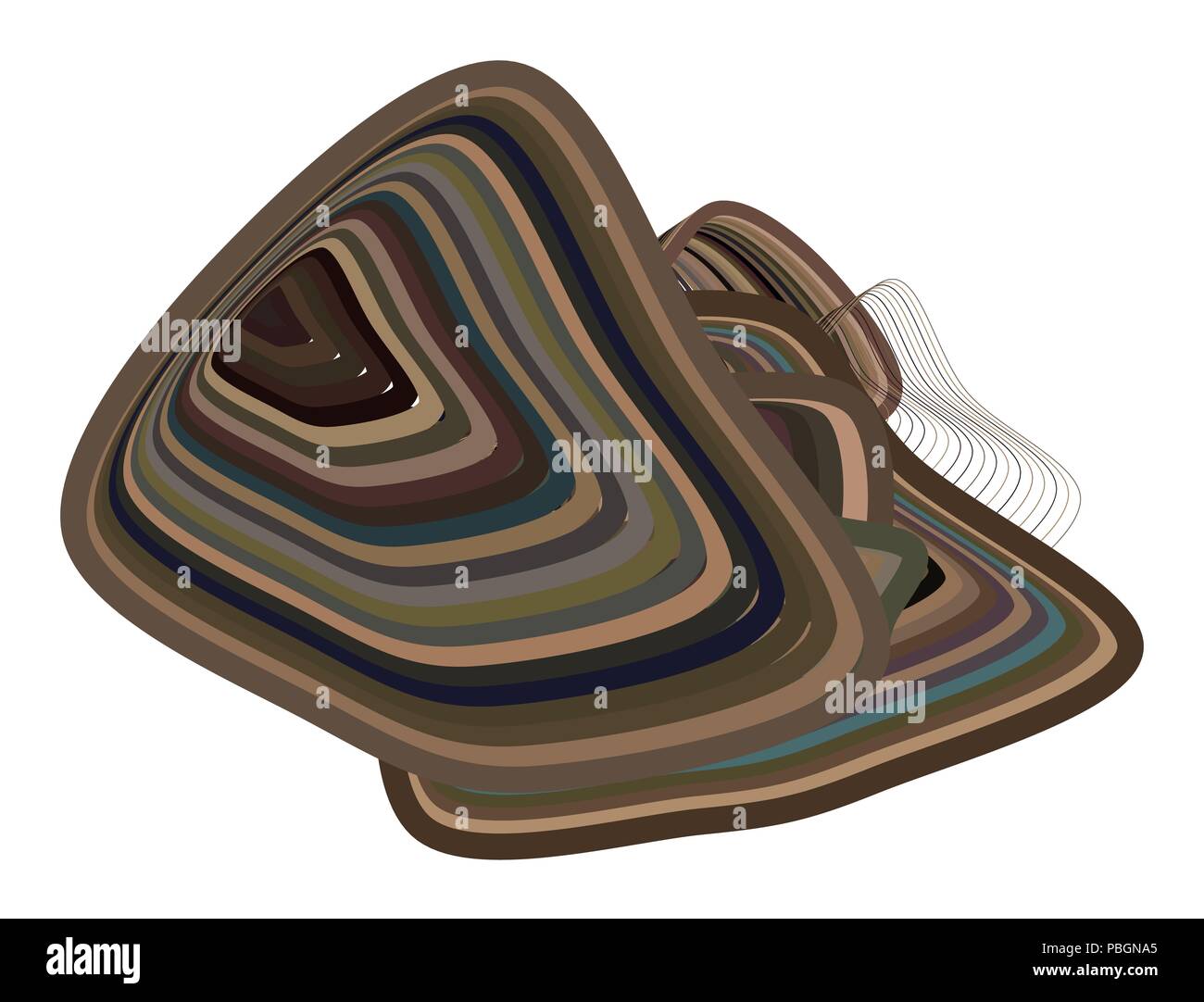 Geometric Conceptual background path lines pattern for design. Vector ...