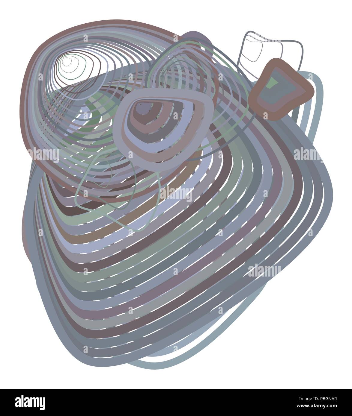 Abstract geometric background with shape of path lines pattern. Vector ...