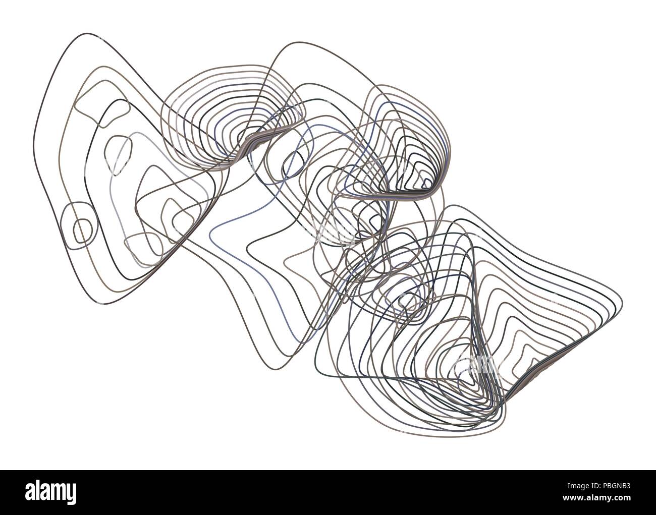 Abstract conceptual geometric path lines pattern. Good for web page ...