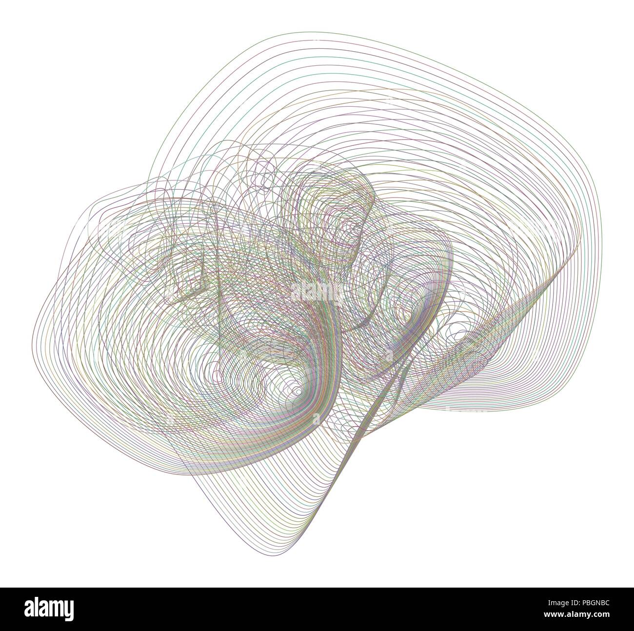 Geometric Conceptual background path lines pattern for design. Vector ...