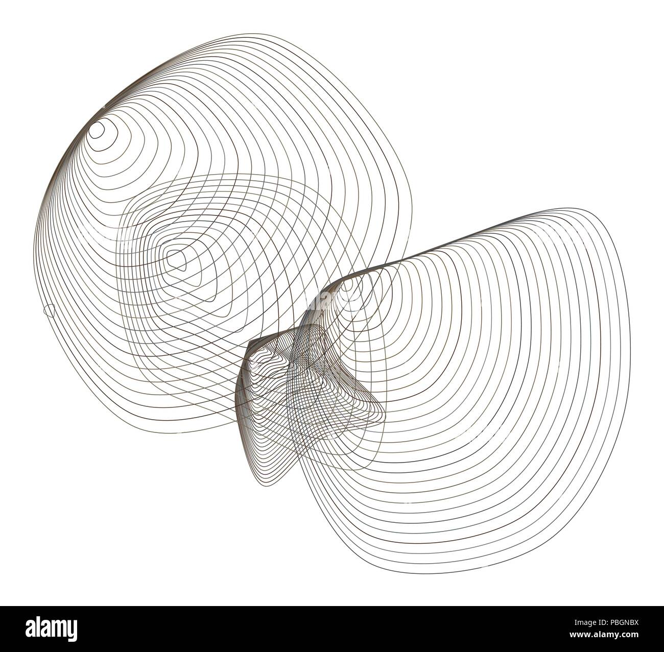 Color abstract path lines geometric pattern generative art background ...