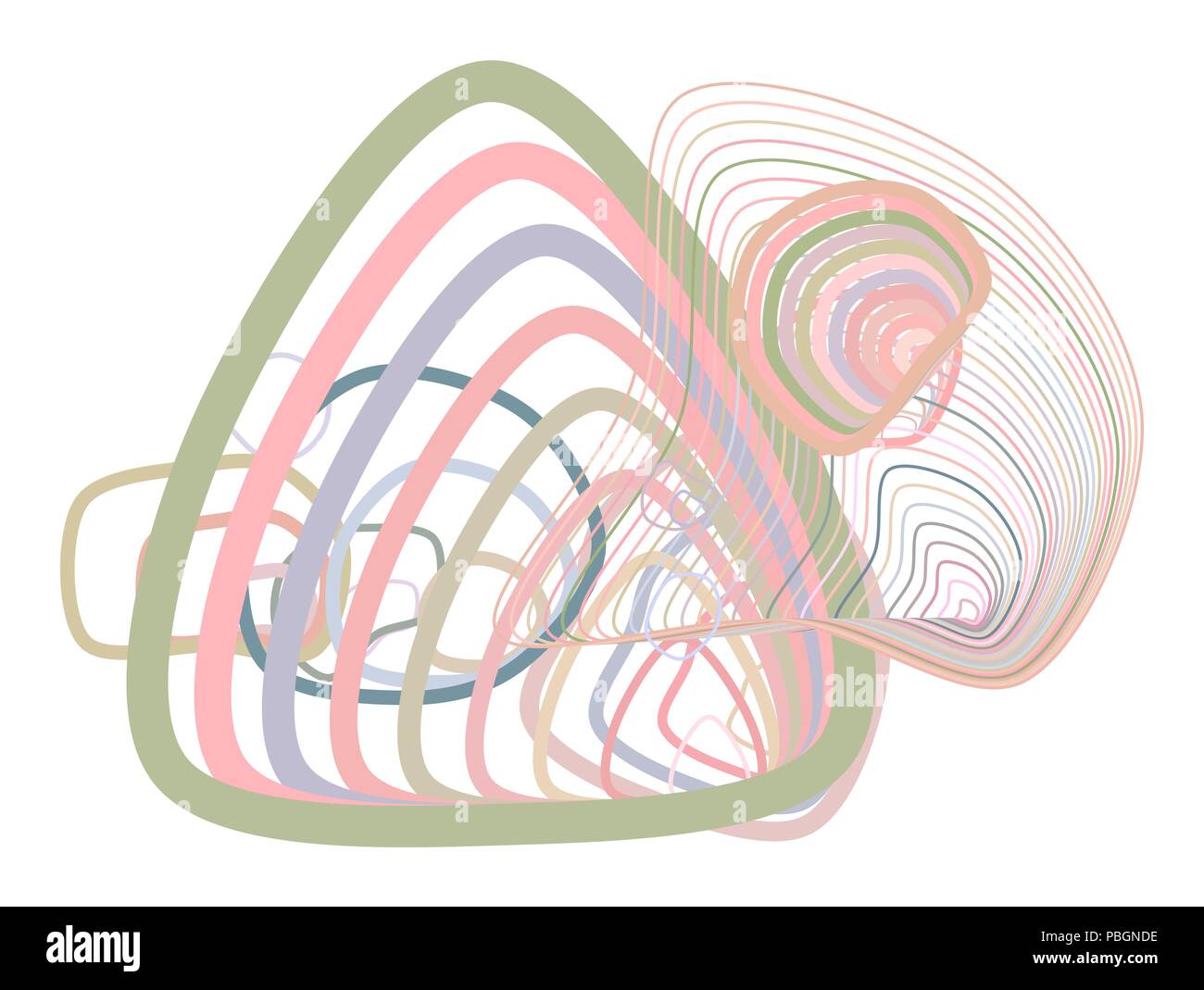 Abstract geometric background with shape of path lines pattern. Vector ...