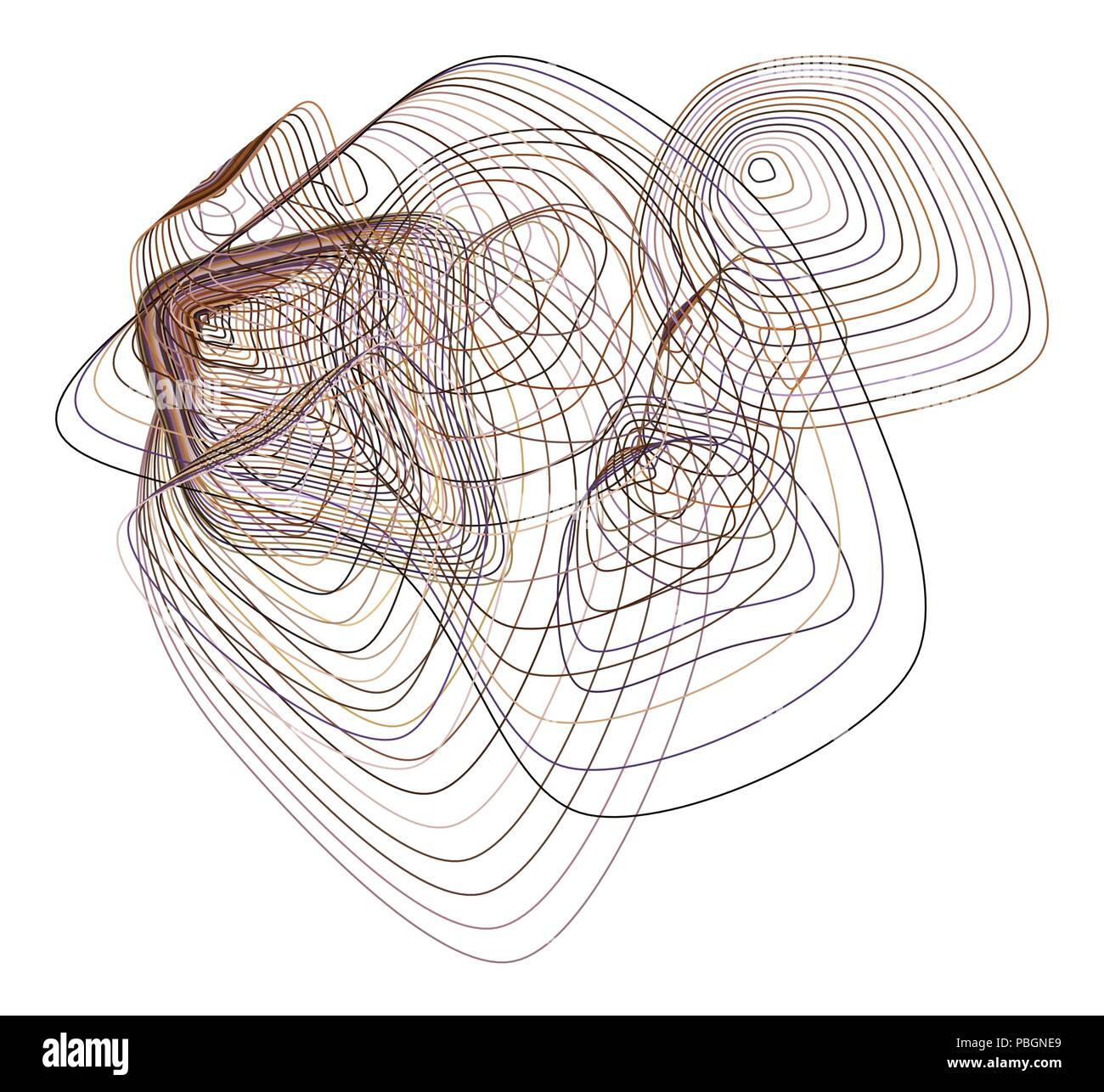 Artistic path lines background pattern abstract. Vector illustration ...