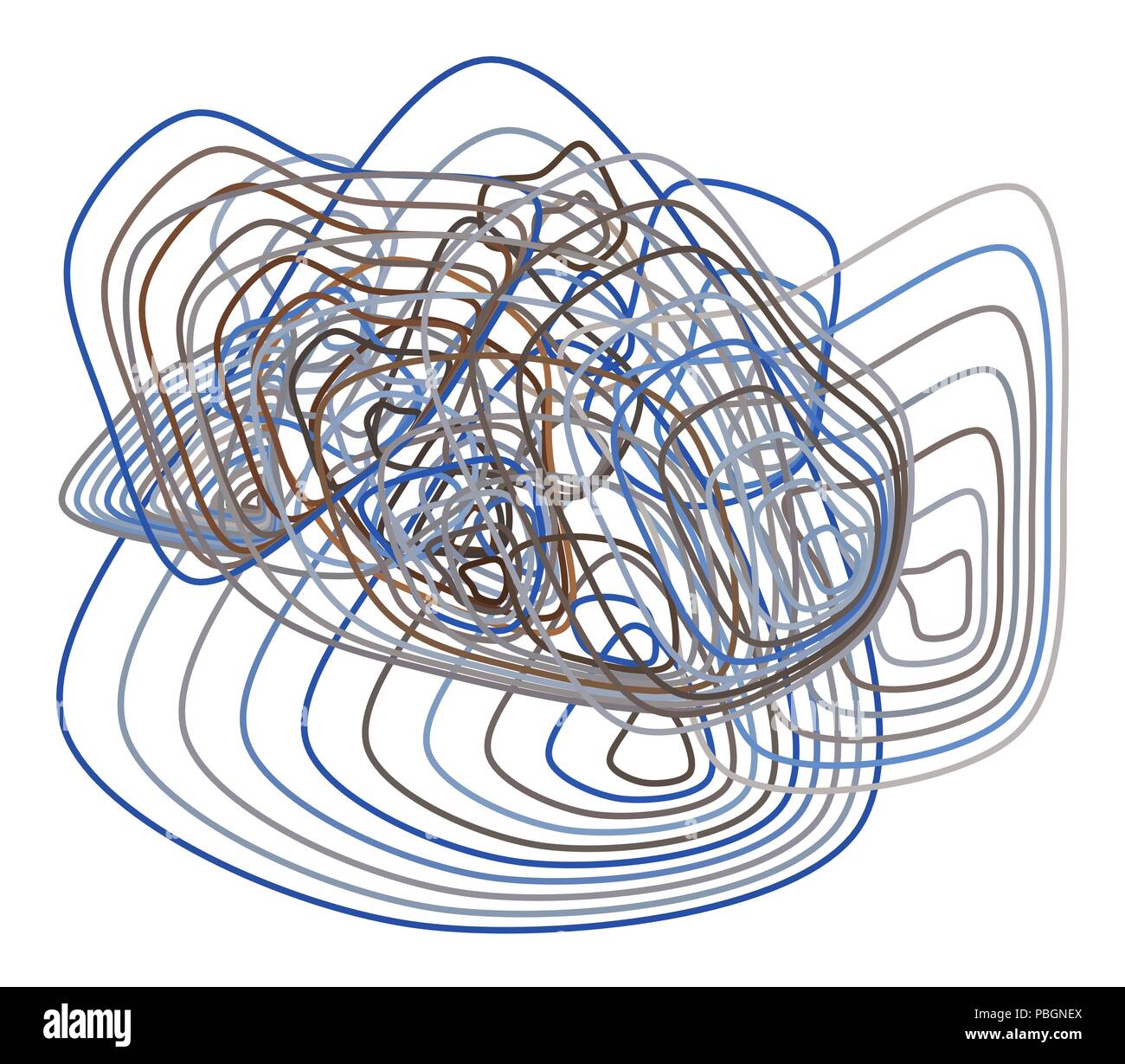 Abstract geometric background with shape of path lines pattern. Vector ...