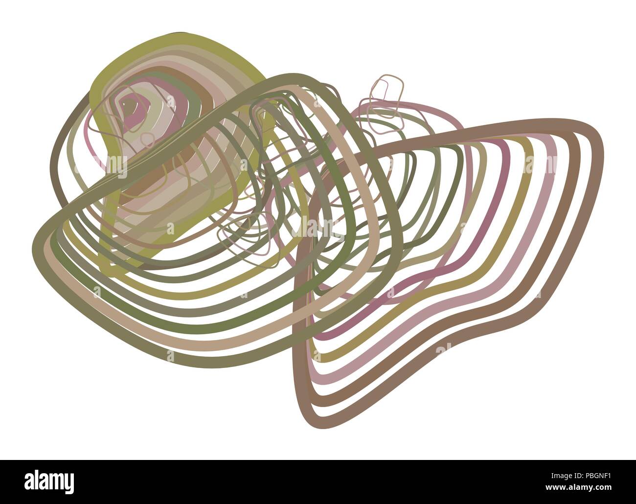 Color abstract path lines geometric pattern generative art background ...