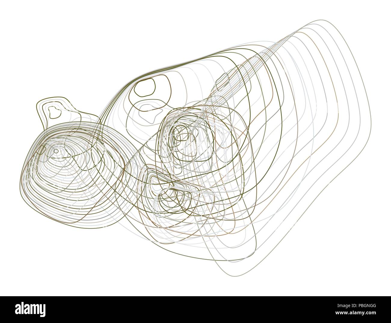 Geometric Conceptual background path lines pattern for design. Vector ...