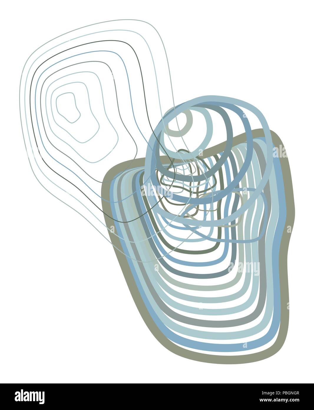 Shape of path lines, abstract geometric background pattern. Vector ...