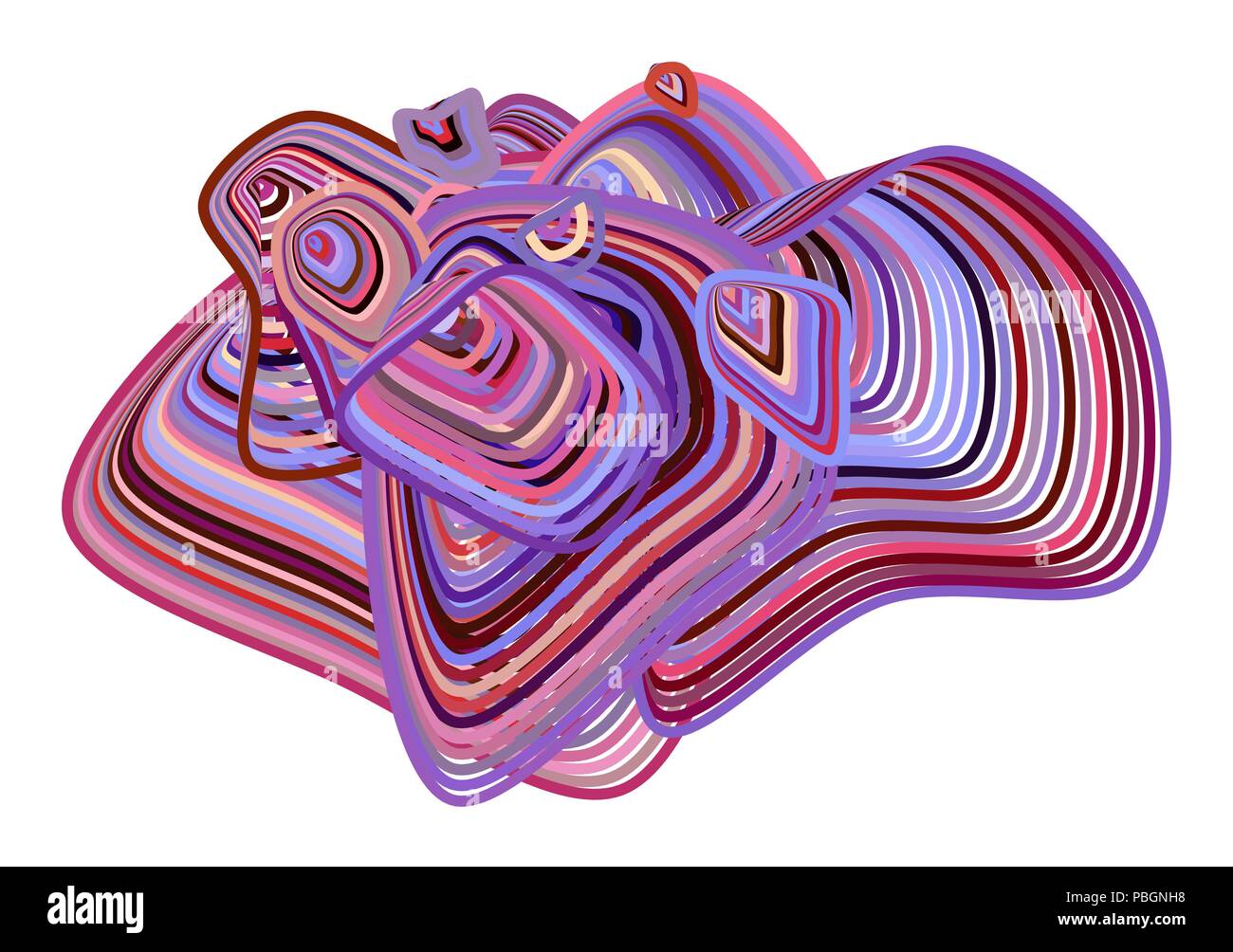 Geometric Conceptual background path lines pattern for design. Vector ...