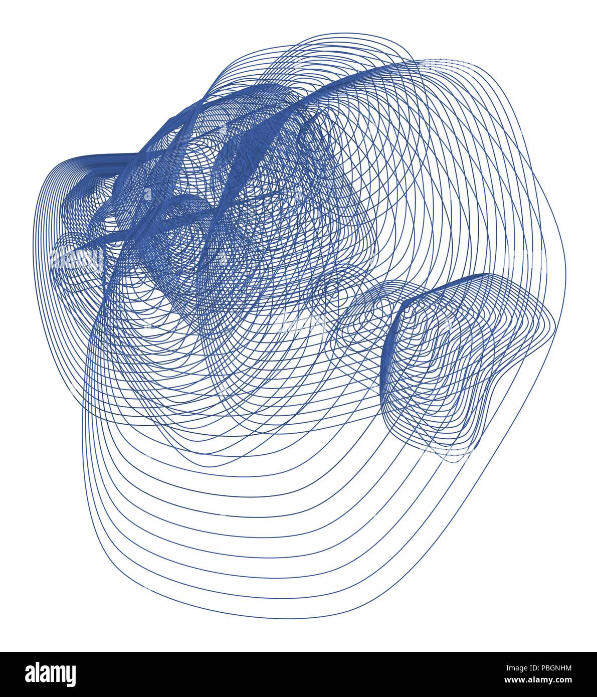 Abstract conceptual geometric path lines pattern. Good for web page ...