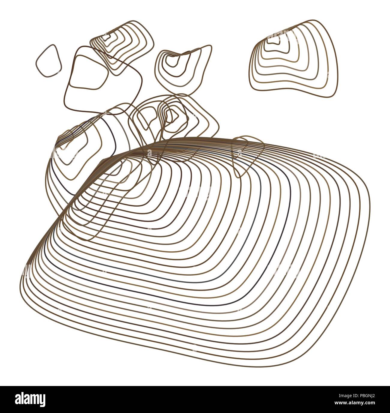 Abstract geometric background with shape of path lines pattern. Vector ...