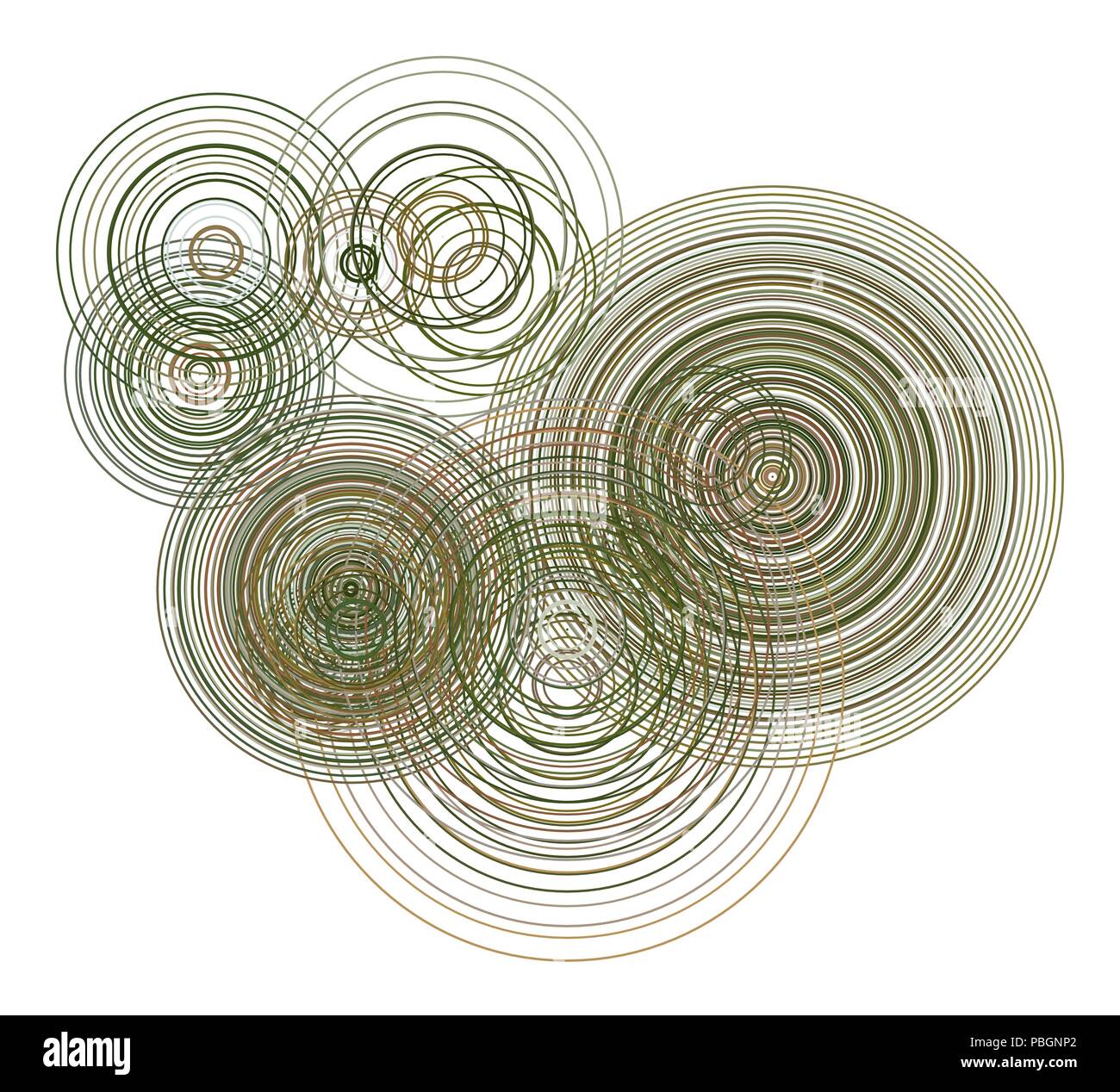 Abstract Conceptual Geometric Circles Bubbles Sphere Or Ellipses Pattern Good For Web Page