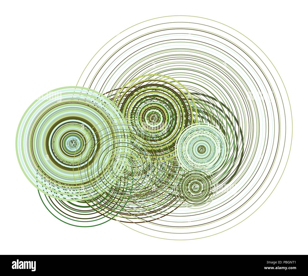 Shape of circles, bubbles, sphere or ellipses, abstract geometric ...