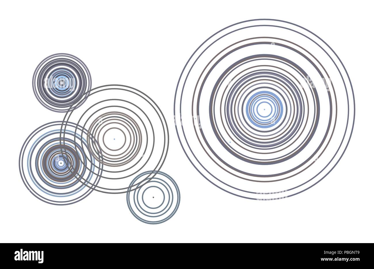 Shape of circles, bubbles, sphere or ellipses, abstract geometric ...