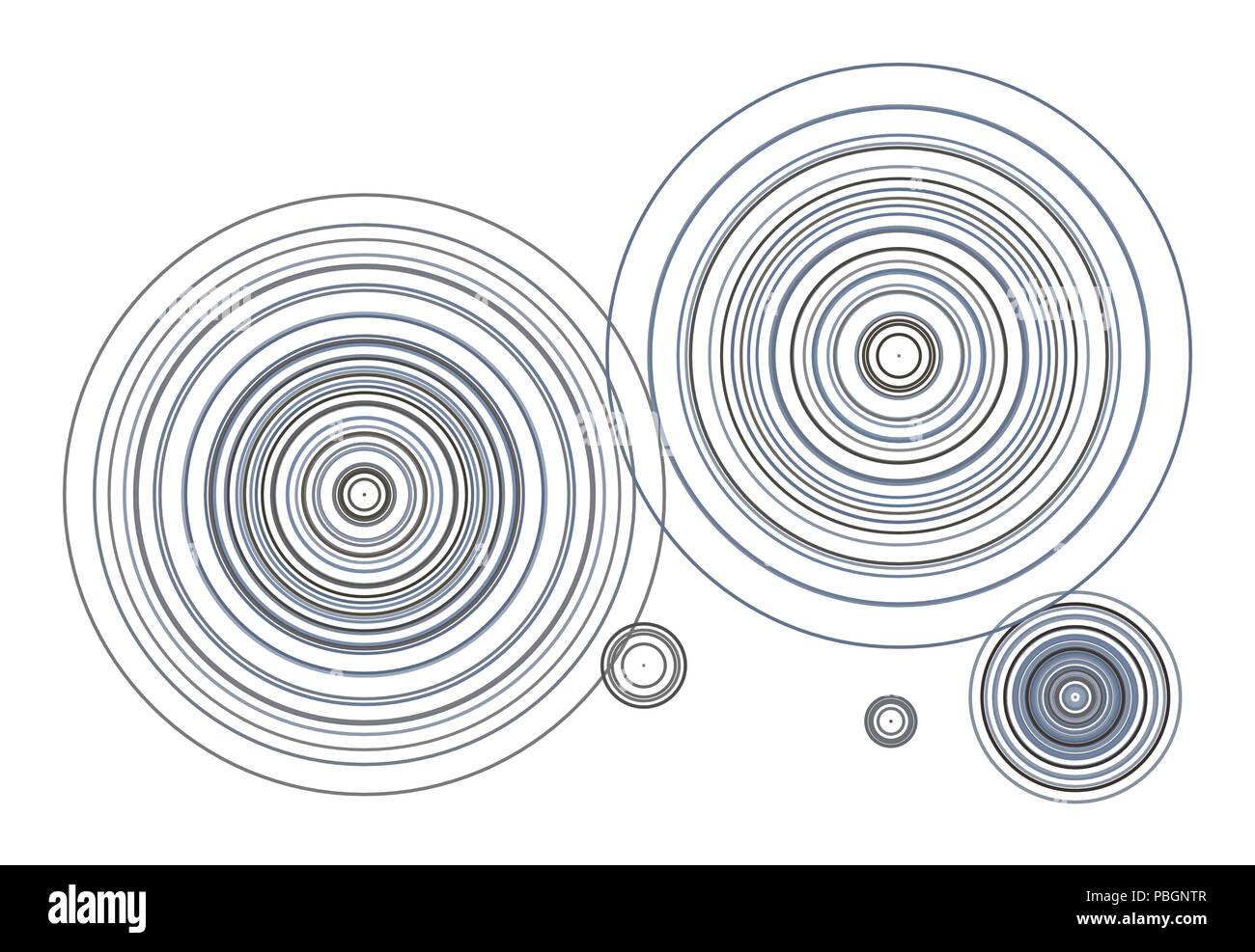 Geometric Conceptual background circles, bubbles, sphere or ellipses ...