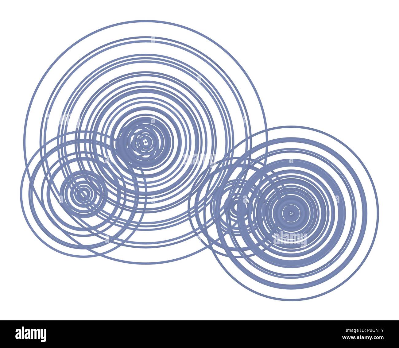 Background abstract geometric circles, bubbles, sphere or ellipses ...