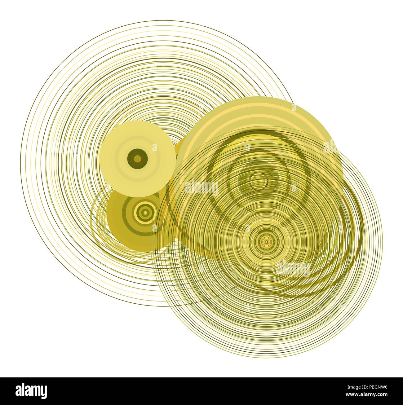 Abstract geometric background with shape of circles, bubbles, sphere or ...