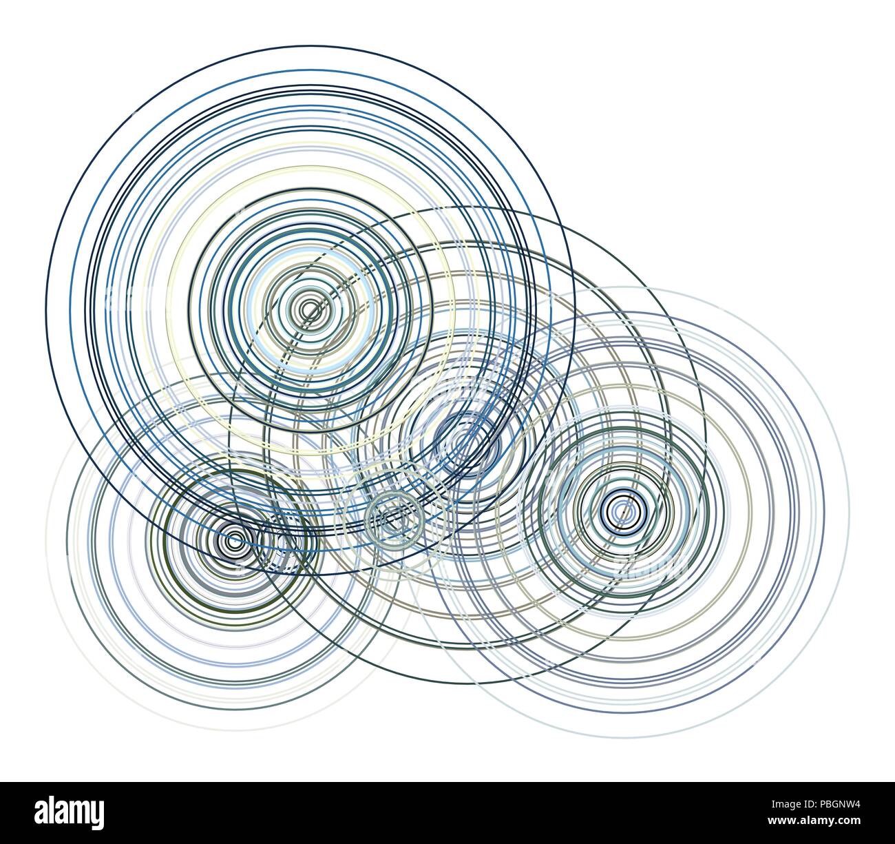 Abstract Conceptual Geometric Circles Bubbles Sphere Or Ellipses Pattern Good For Web Page