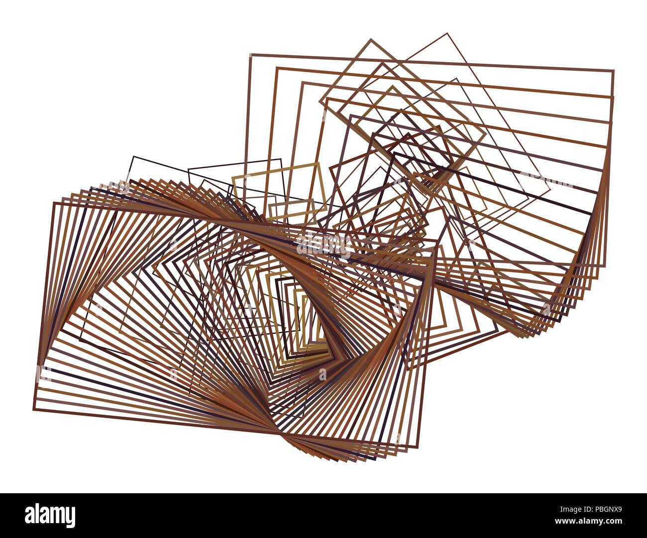 Color abstract square, rectangle geometric pattern generative art ...