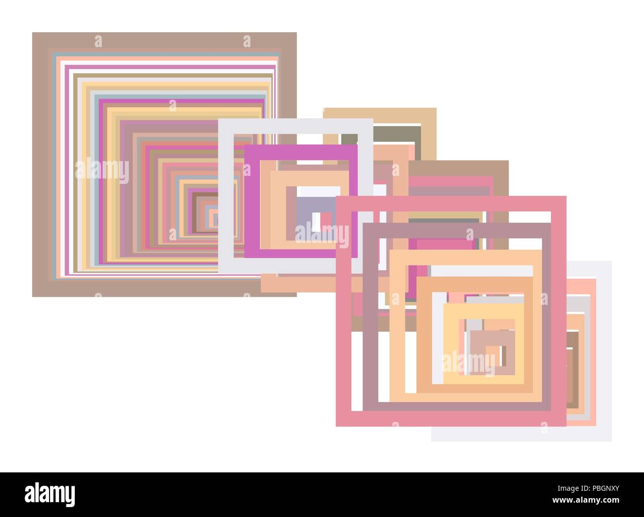 Shape of square, rectangle, abstract geometric background pattern ...