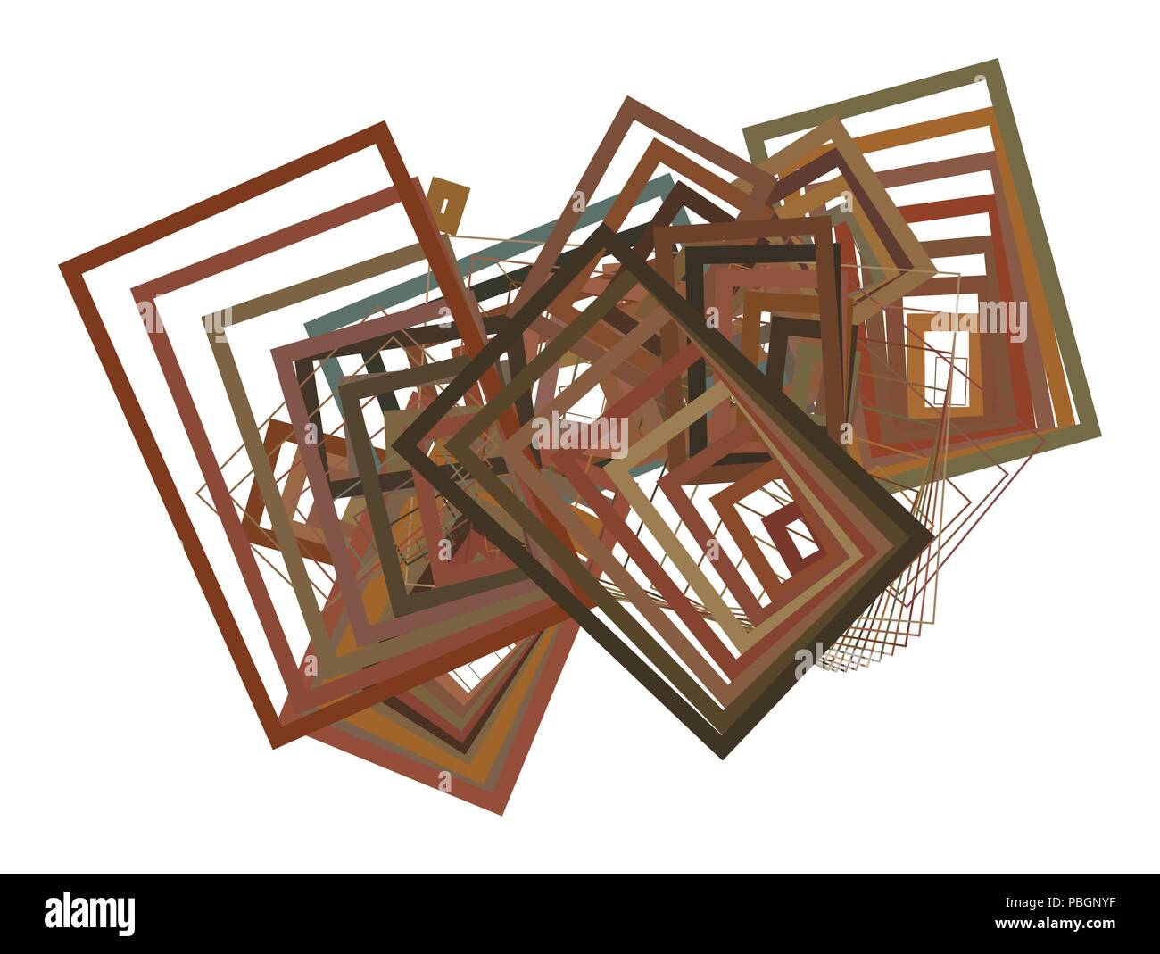 Abstract Geometric Background With Shape Of Square Rectangle Pattern Vector Illustration