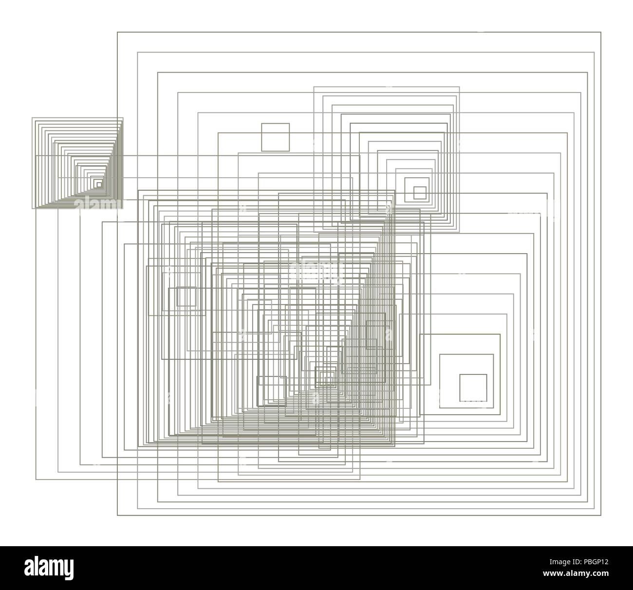 Abstract Conceptual Geometric Square Rectangle Pattern Good For Web Page Graphic Design