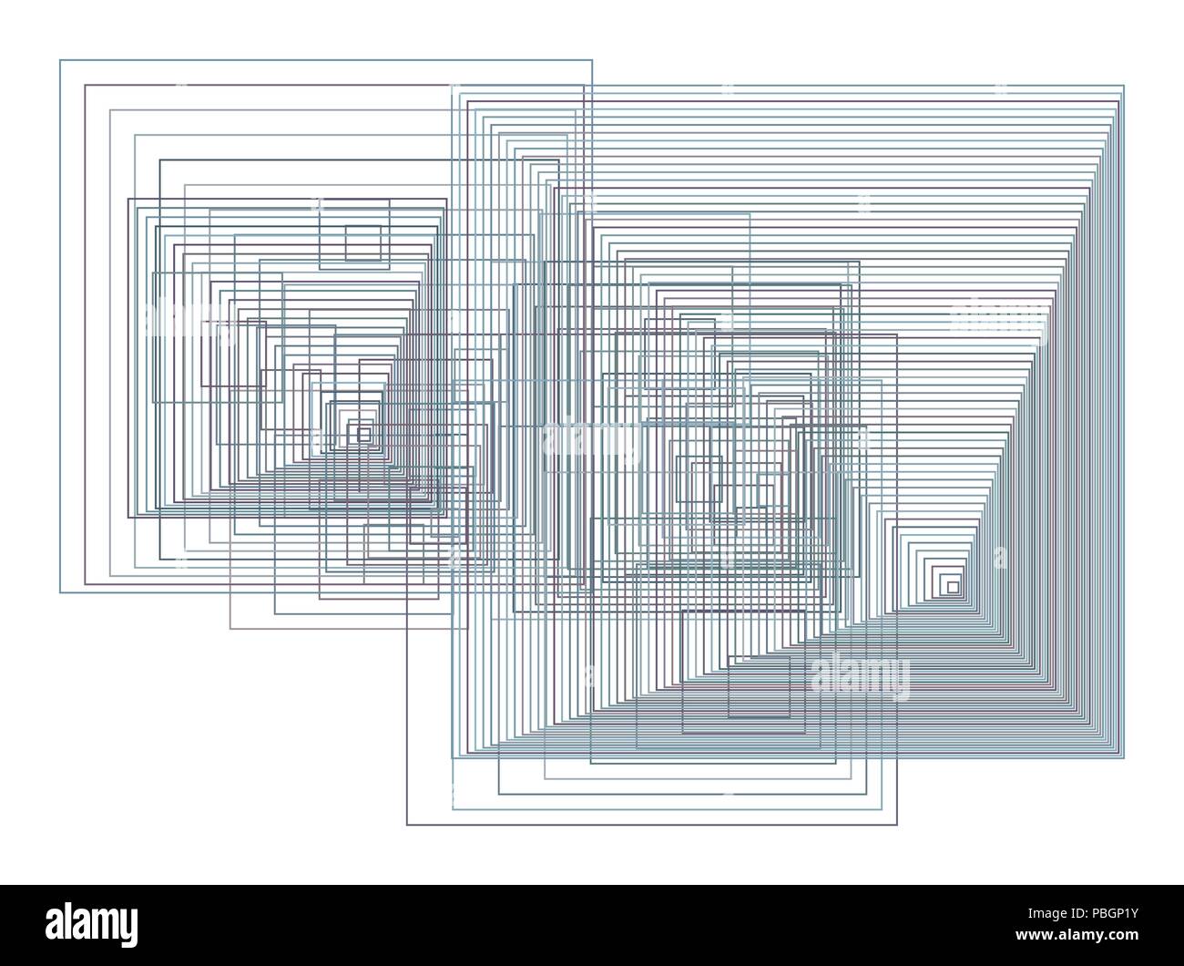 Shape Of Square Rectangle Abstract Geometric Background Pattern Vector Illustration Graphic