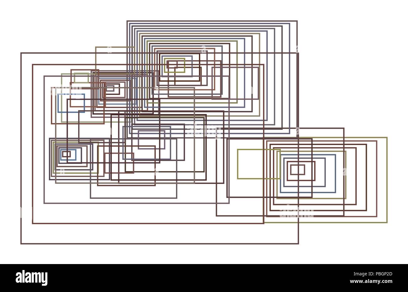 Abstract conceptual geometric square, rectangle pattern. Good for web ...