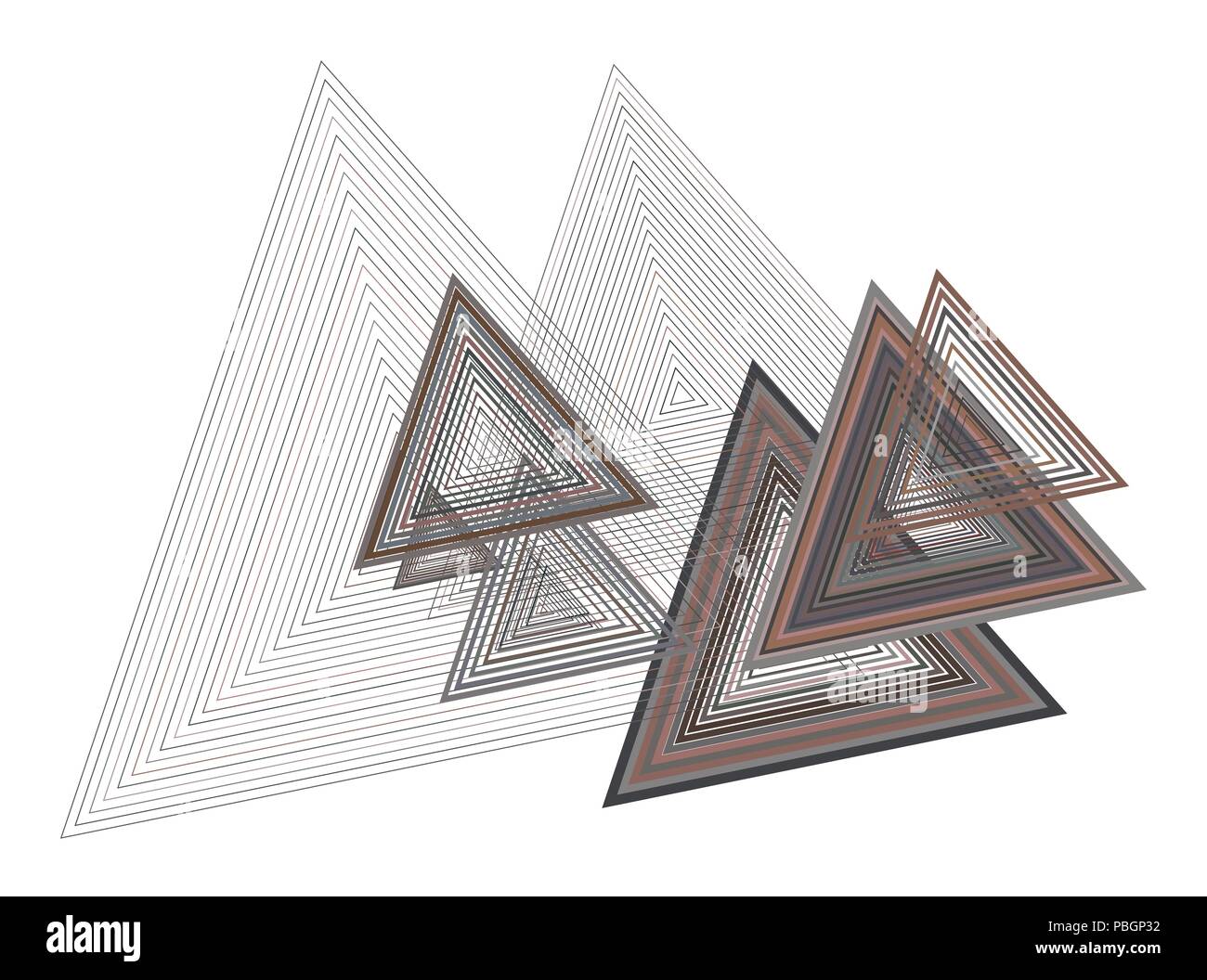 Abstract geometric background with shape of triangle pattern. Vector ...