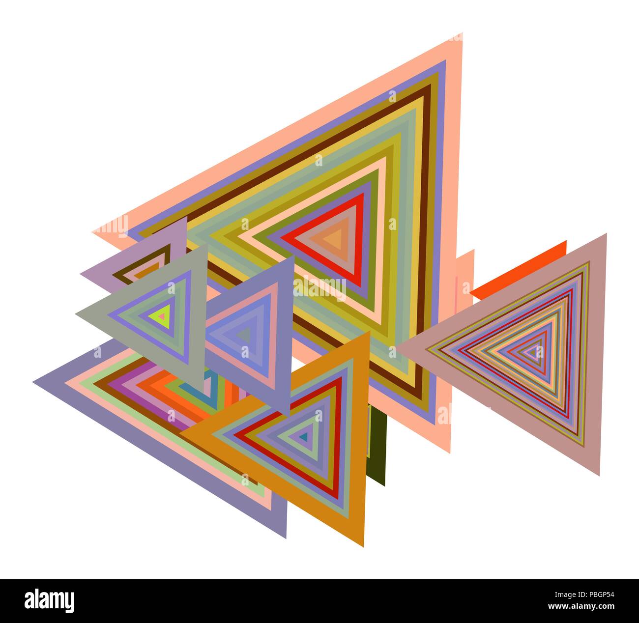 Shape of triangle, abstract geometric background pattern. Vector ...