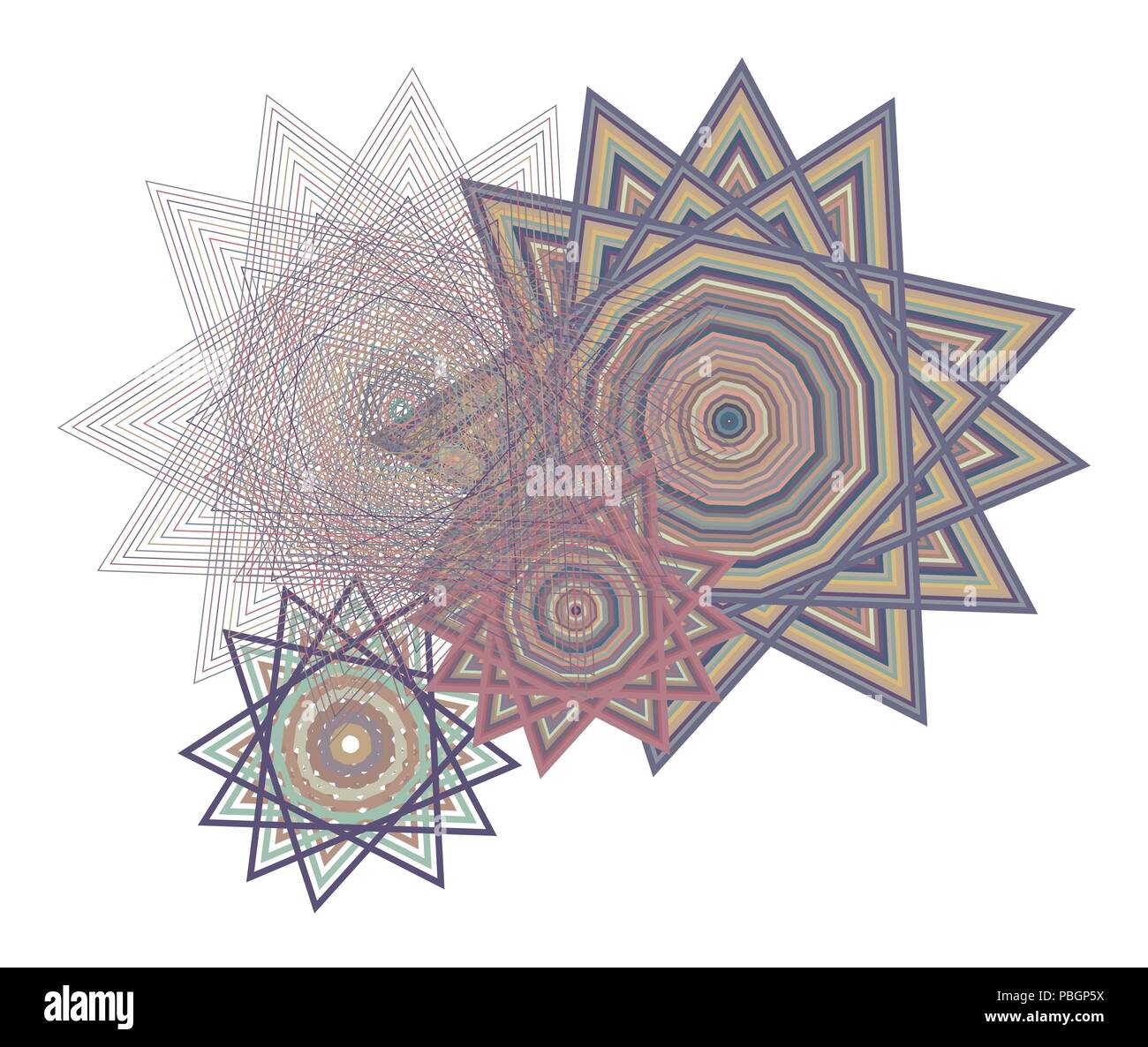 Geometric Conceptual background star pattern for design. Vector ...