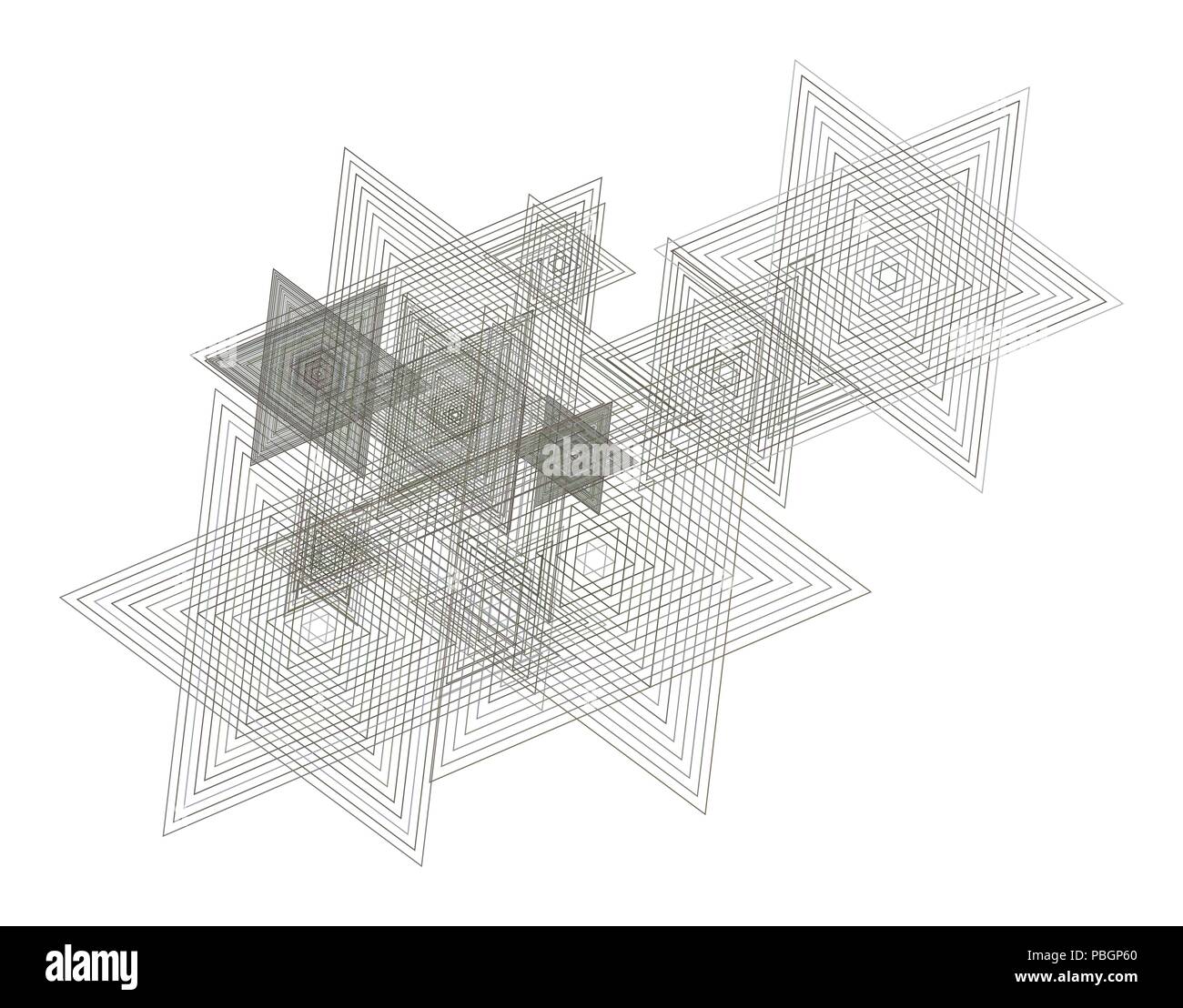 Abstract star geometric pattern, colorful & artistic for graphic design ...