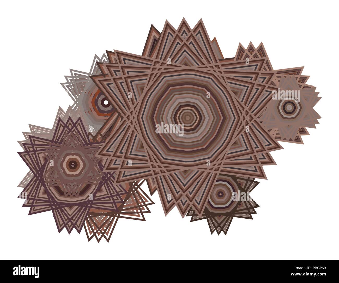 Abstract colored geometric star pattern. Good for web page, wallpaper ...